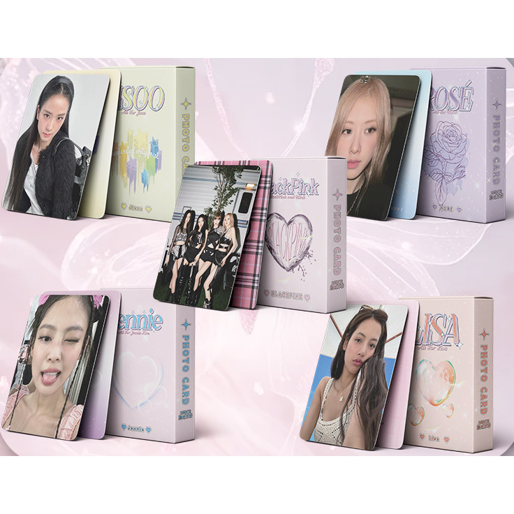 50-119pcs/box BP Laser Holographic Lomo Cards Season's Greetings 2024 ...
