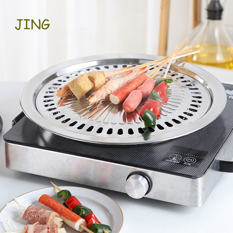 JING Stainless Steel Outdoor Baking Pan For Restaurant, BBQ Plate ...