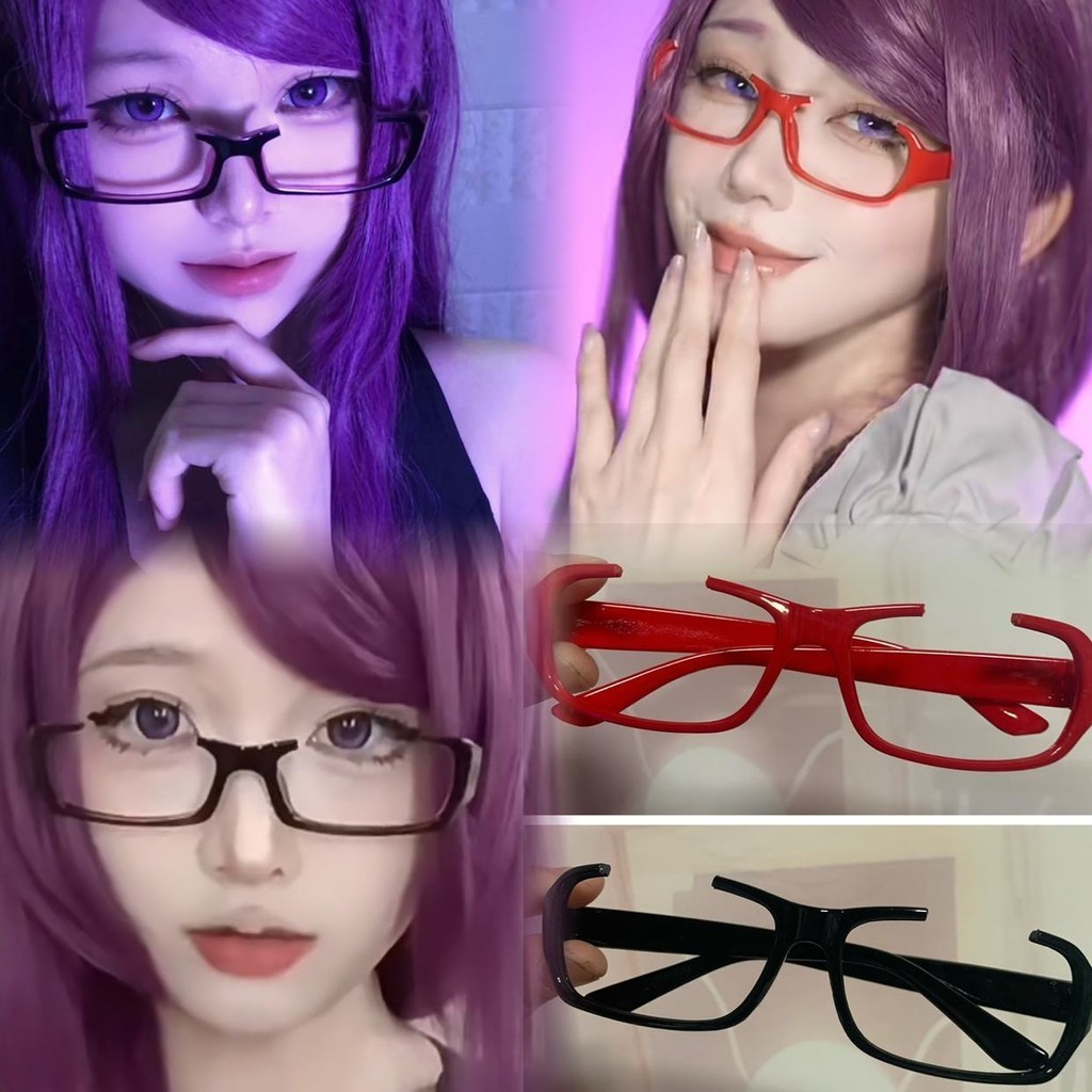 Tokyo Ghoul Kamishiro Rise Akatsuki Homura Cosplay Glasses Accessories 2d Magical Girl Madoka
