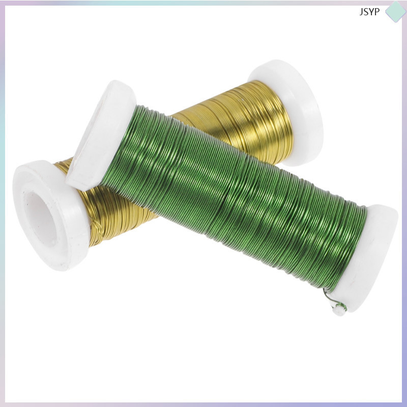 junshaoyipin Green Wire Florist Flower Garland Artificial Crafting ...