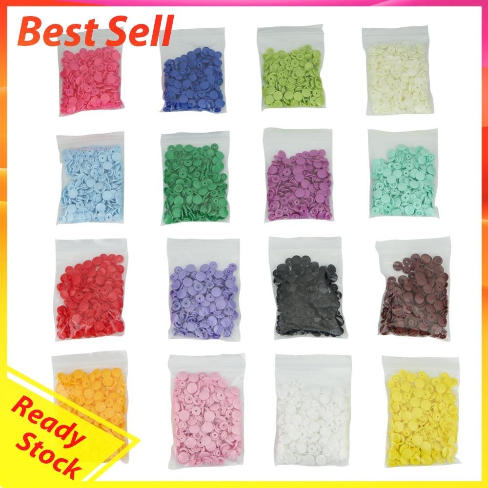 50pcs T5 Plastic Press Stud Buttons Fastener DIY Baby Clothing Snap ...