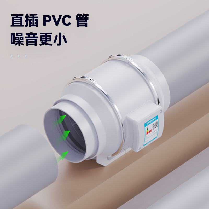 Duct Fan Bathroom Exhaust Fan Kitchen Ventilation Fan Range Hood Duct ...