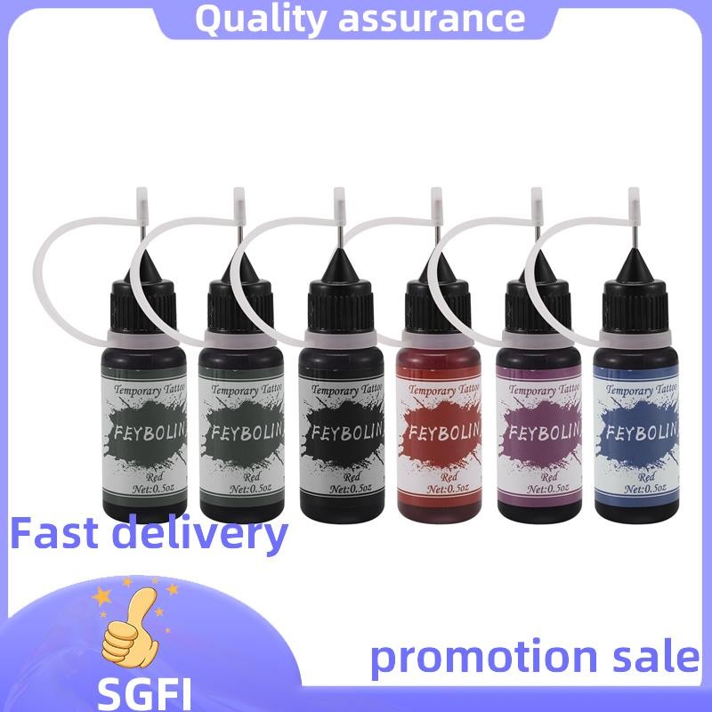 Temporary Tattoos Kit, Gel Semi Permanent Freehand Gel / Ink (Organic ...