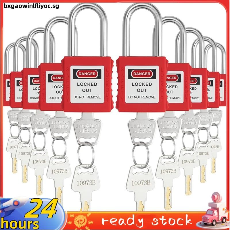 Lockout Tagout Locks Set,10 PCS Safety Lockout Padlocks,Lock Out Tag ...