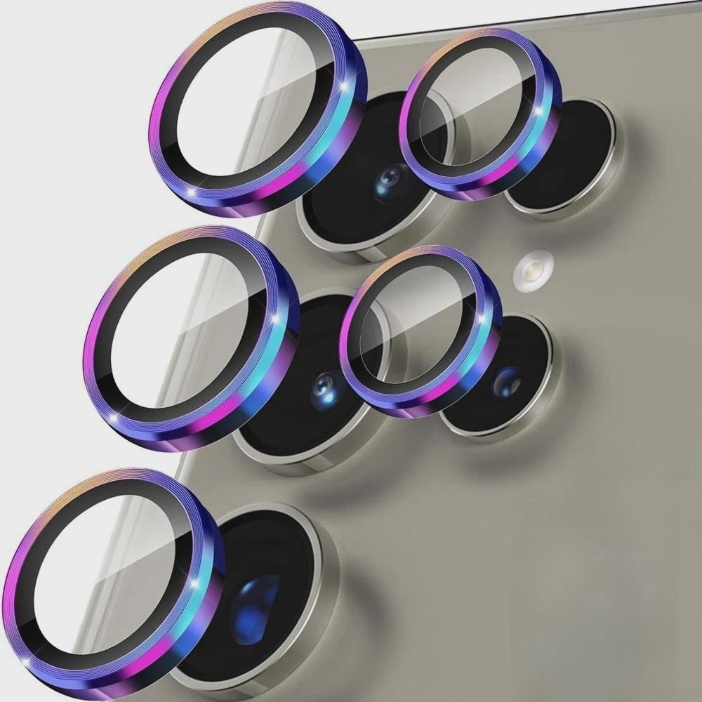 Camera Metal Ring Glass For Galaxy S25 S25+ S25 Ultra Back Lens Cover ...