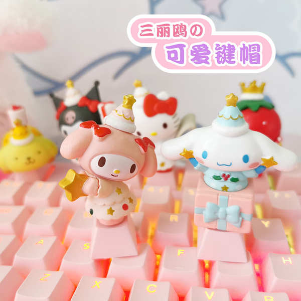 keycaps custom keycaps Unique Keycap Cartoon Girl Heart Mechanical ...