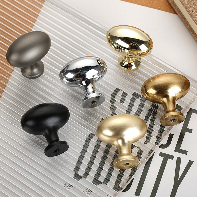 High-End Light Luxury Multi-Color Wardrobe Handle Silver Plated ...