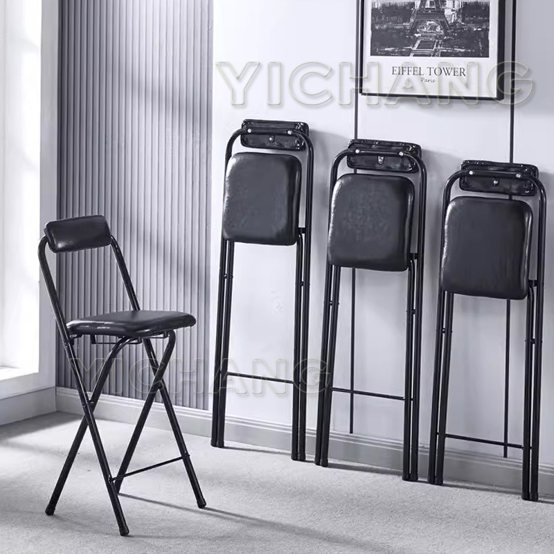 YICHANG Portable Folding Bar Chair Front Desk Chair Installation-Free ...