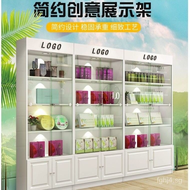 Simple Display Cabinet Glass Display Cabinet Figurine Clearance Barber ...