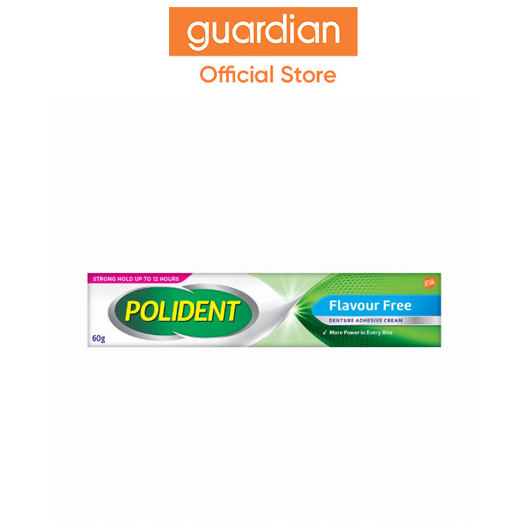Polident Denture Adhesive Full & Partial False Teeth Fixative Flavour ...