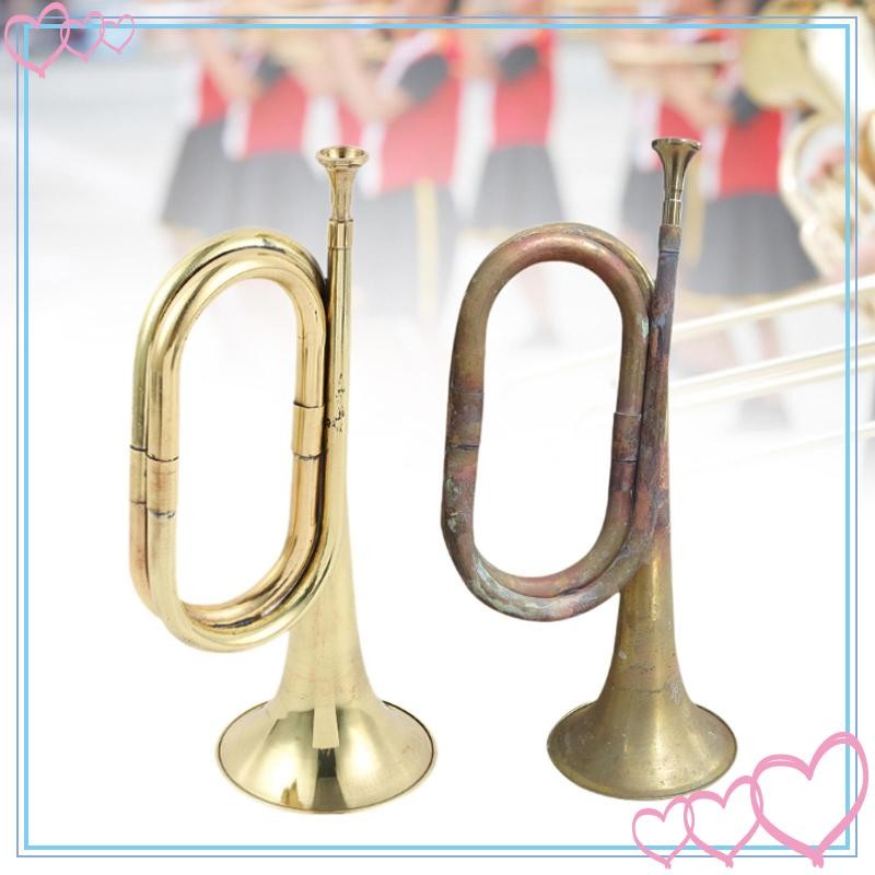 [meteor2] Cavalry Trumpet Solid Copper and Brass Bugle Musical ...