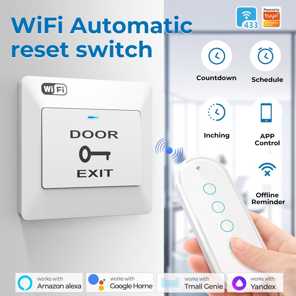 SMATRUL Tuya Smart Autogate Access Control WIFI Door Control Switch ...