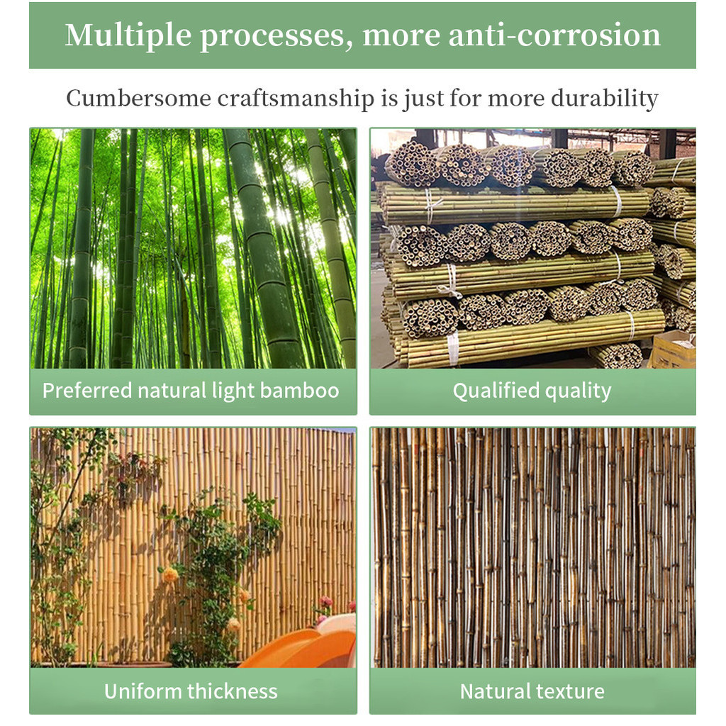 Bamboo Fence / Natural Bamboo Fence / Natural Fencing / Balcony Fence ...