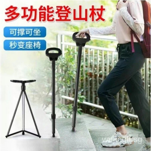 【In stock】Walking Stick Stool Walking Stick Stool Trekking Stick ...