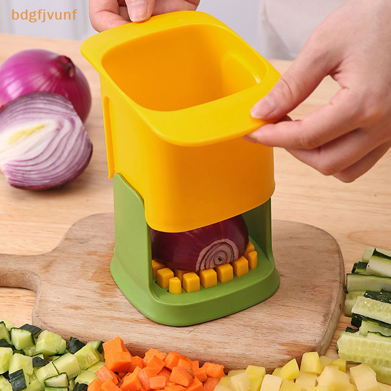 BDGF 2-in-1 Vegeta2-in-1 Vegetable Chopper Dicing g Tool Hand Pressure ...