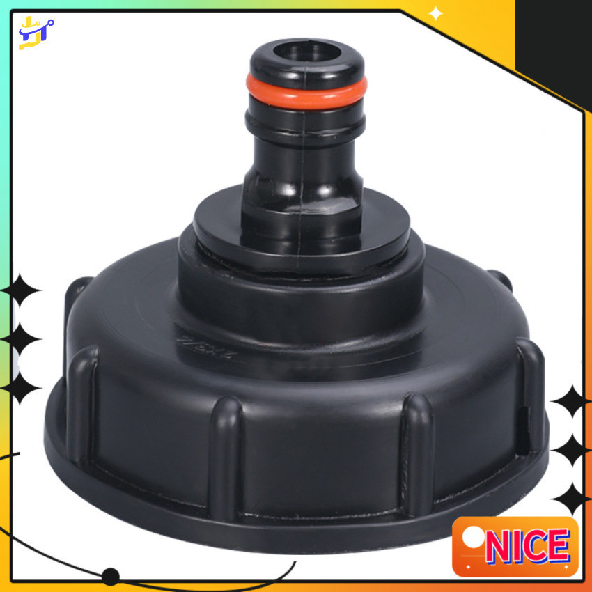 S60x6 Coarse Thread IBC Water Pipe 1/2 , 3/4Inch Tap Cap Tank Adapter ...