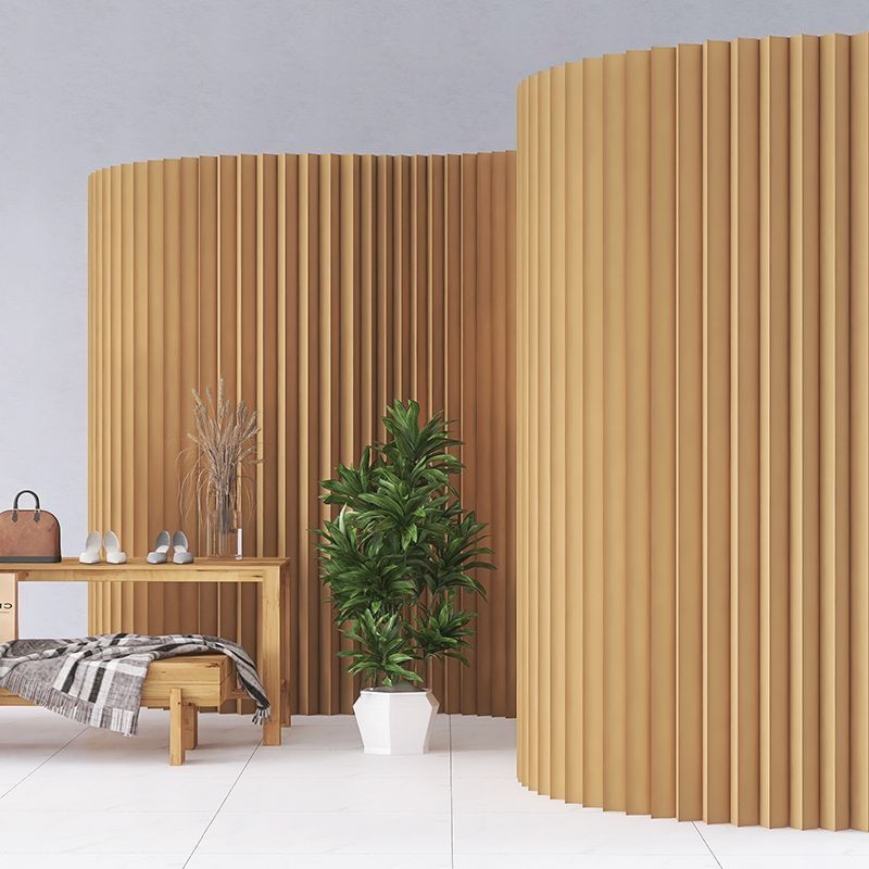Creative Simple Kraft Paper Screen High Partition Decoration Folding ...