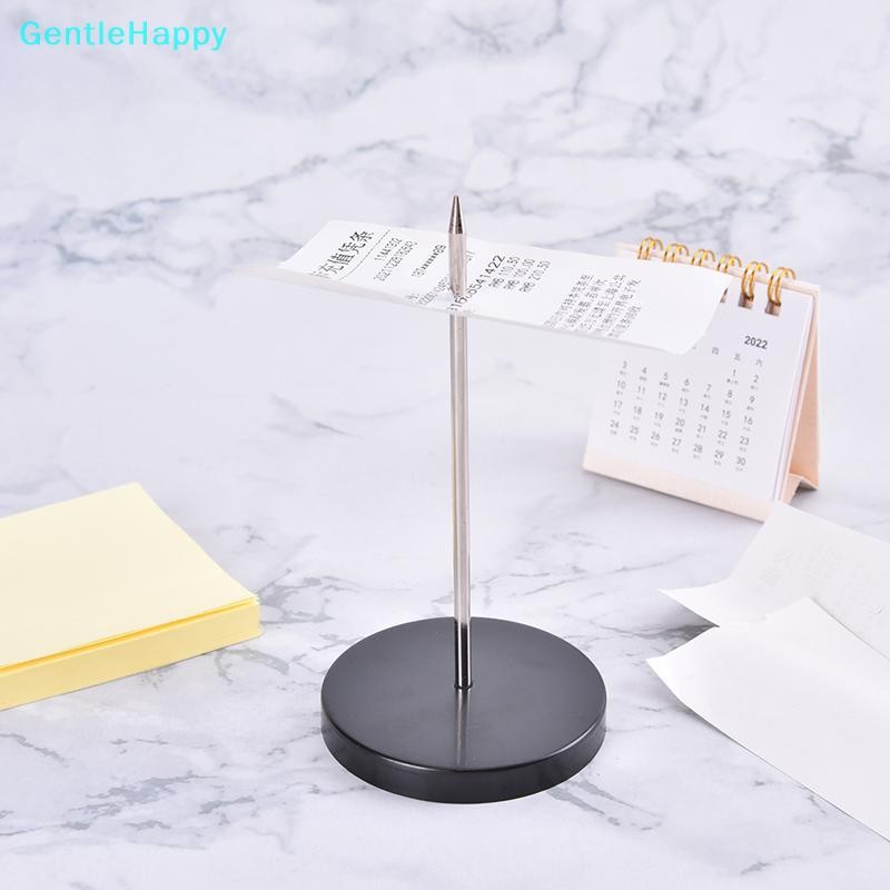 GentleHappy Stainless Steel Straight Rod Paper Memo Holder Spike Stick ...