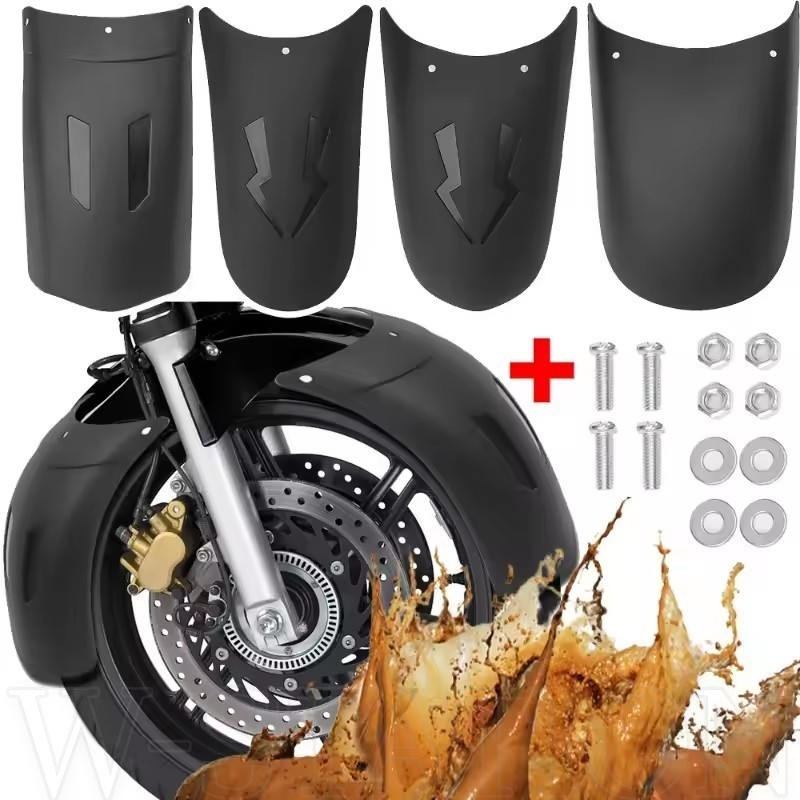 4 Types Motorcycle Splash Guards - Electric Scooter Front Wheel Fender ...