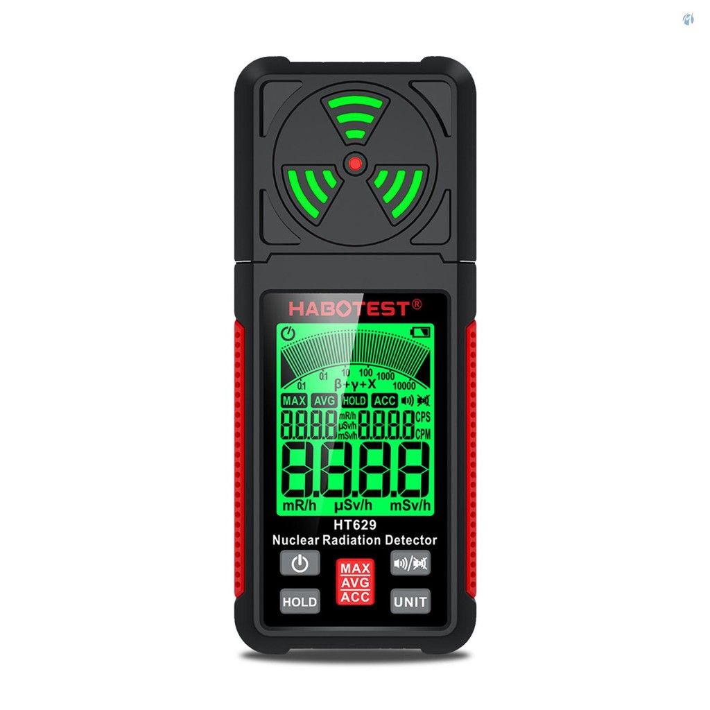 HABOTEST HT629 Nuclear Radiation Detector Geiger Counter X-ray Y-ray β ...