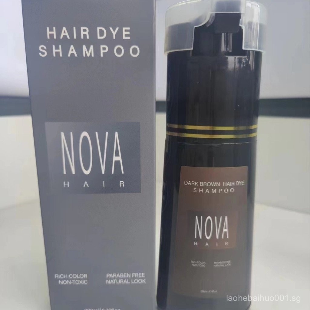 Nova Hair Dye Shampoo Color Fixative Gentle Non-Irritating Hair Cream ...
