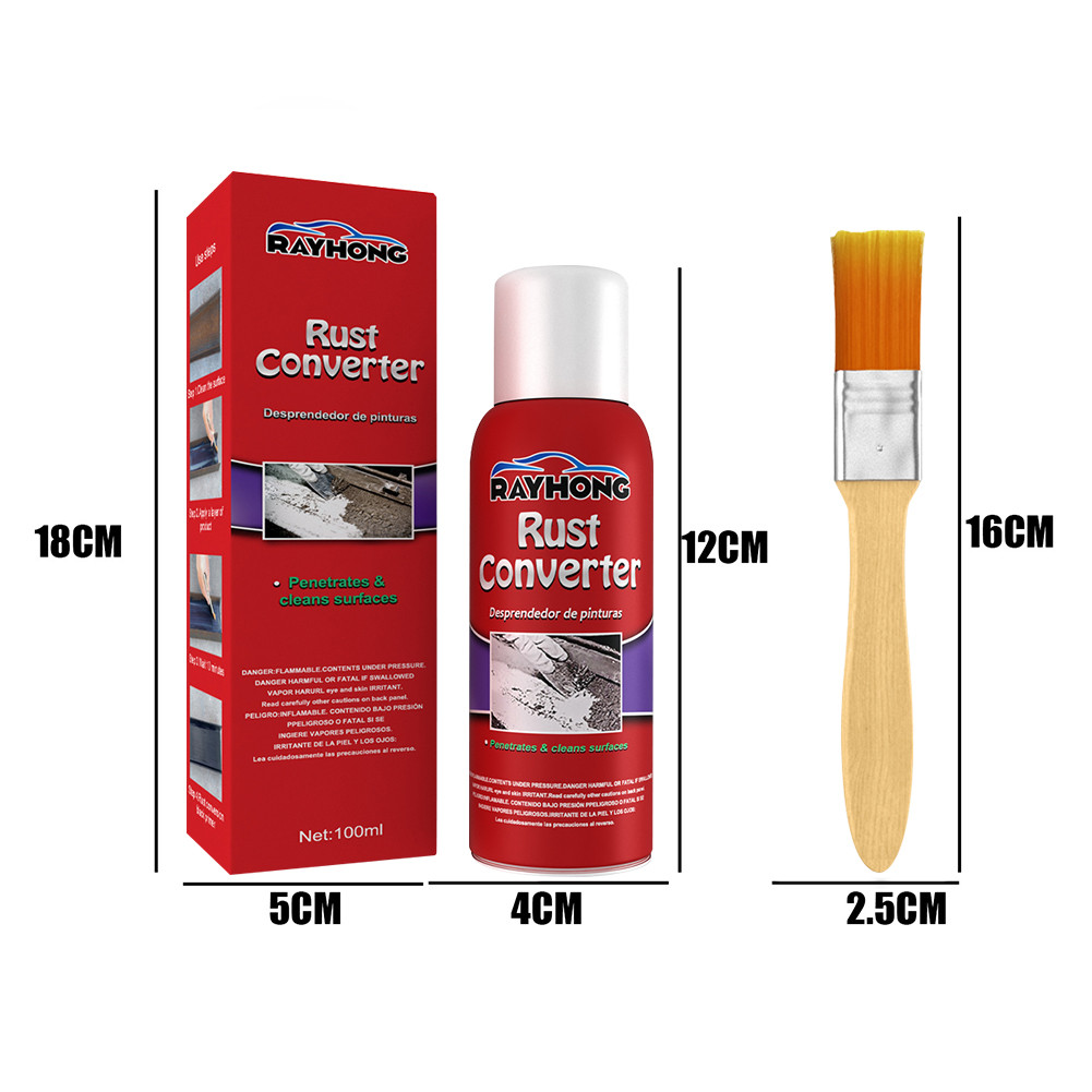 100ml Rust Converter Anti-Rust Non-Toxic Inhibitor Metal Surface Paint ...