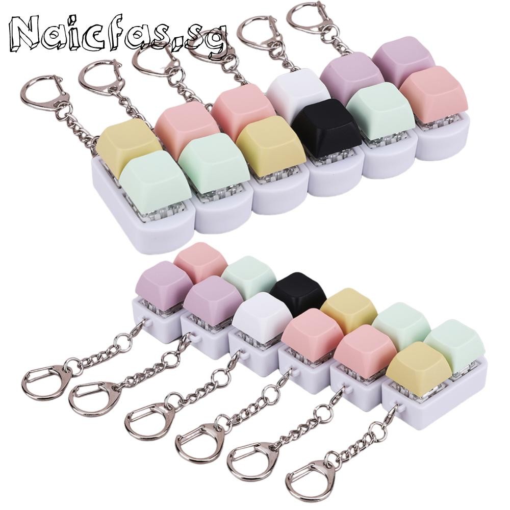 Keyboard Fidget Toy Fidget Clicker Key Switch Keychain Shaft Tester for ...