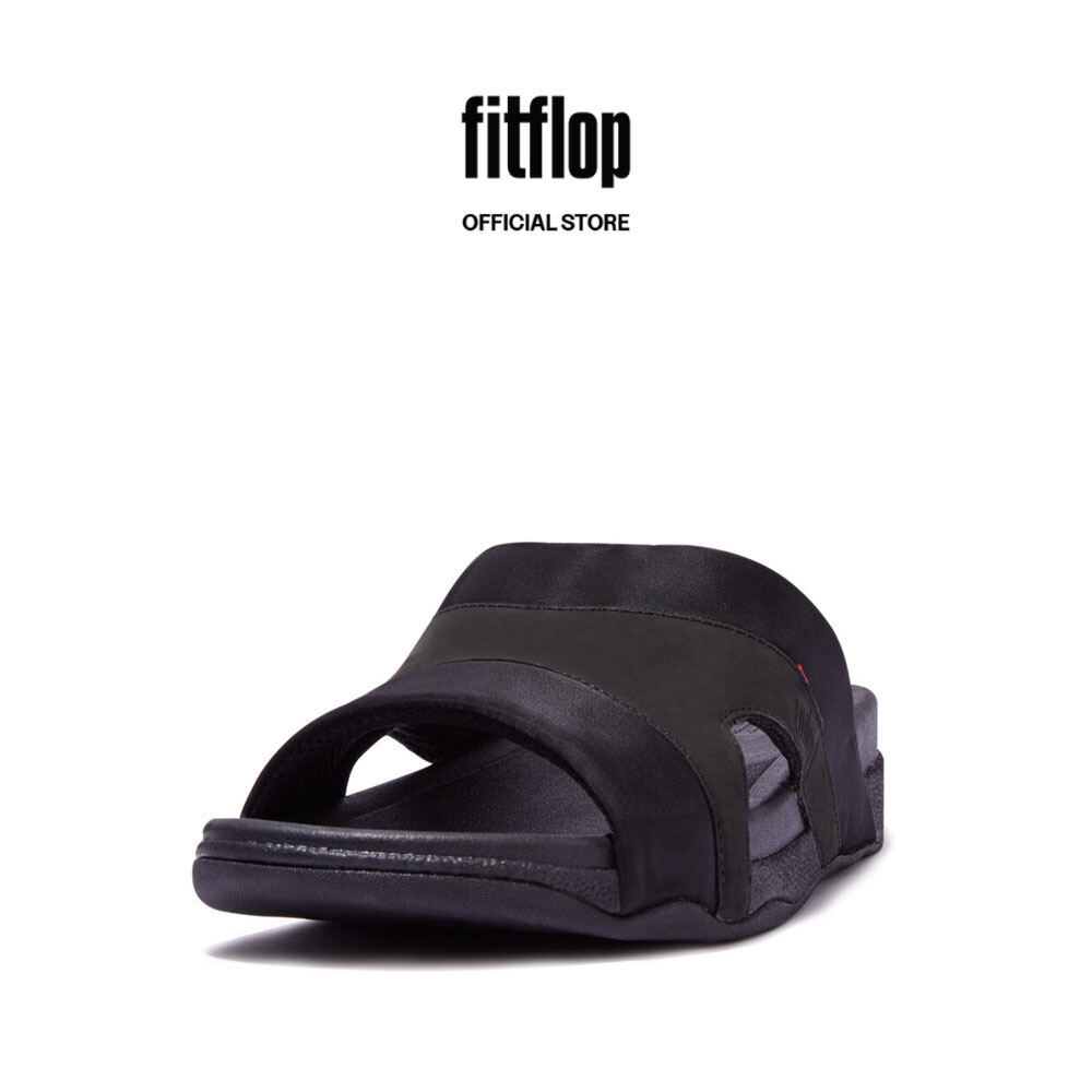 FitFlop FREEWAY III Men's Textile Slides - Black (B10-001) | Shopee ...