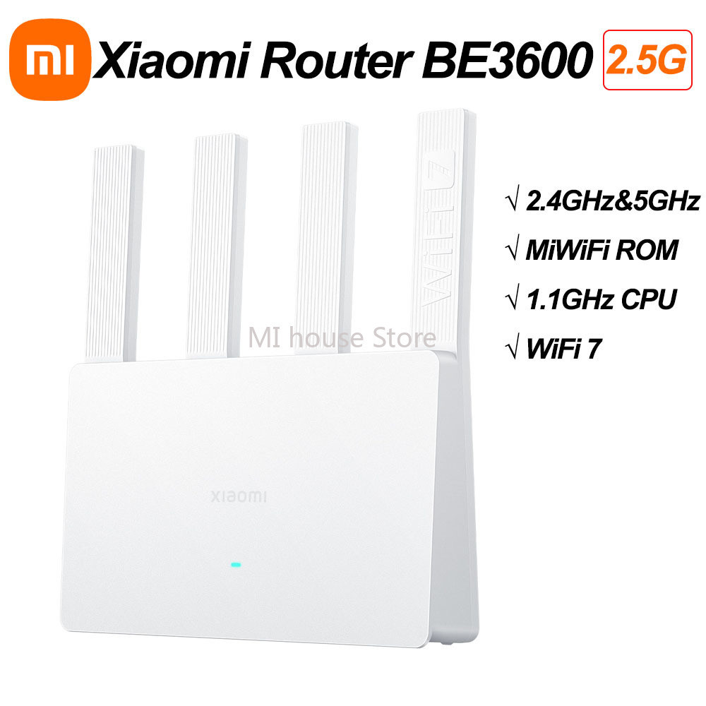 Xiaomi Mi Router BE3600 2.5G Wifi 7 Wiress Router 2.4GHz 5GHz Dual Band ...