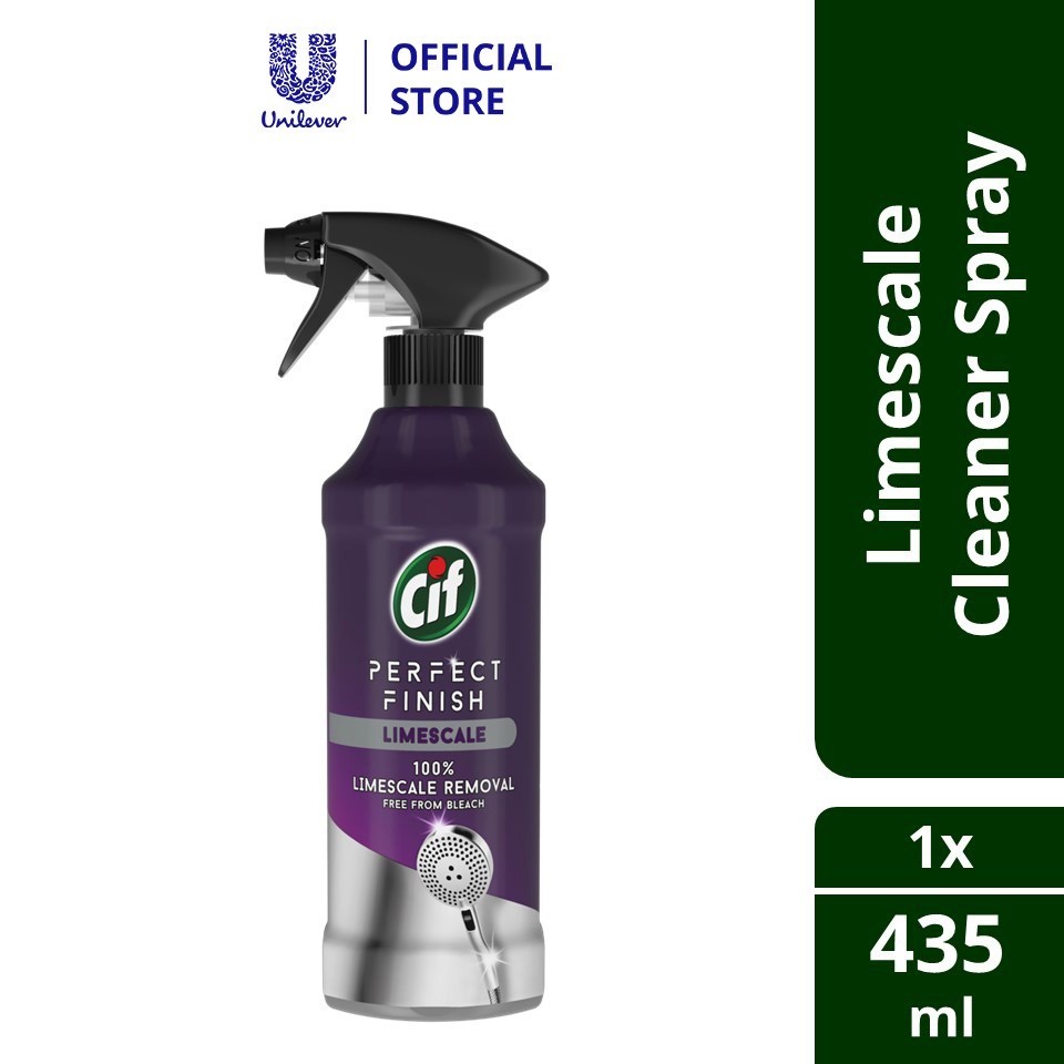Cif Perfect Finish Limescale 100% Limescale Removal Specialist Cleaner Spray 435ml | Shopee ...