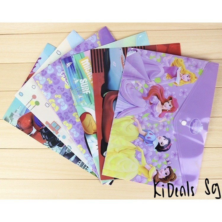 [SG SELLER] A4 Size cartoon files folders kids birthday party goodie ...