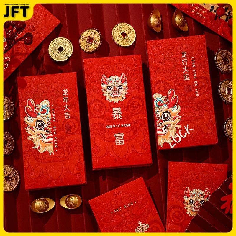 Cny decoration 2025 Dragon Year Red Envelope New Chinese Style Dragon ...