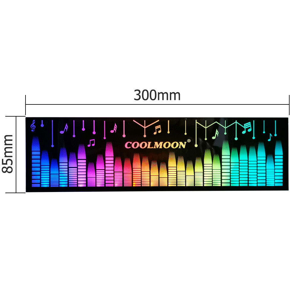 RGB Light Board PC Case Power Box Small 4 Pin Lighting Side Panel ...