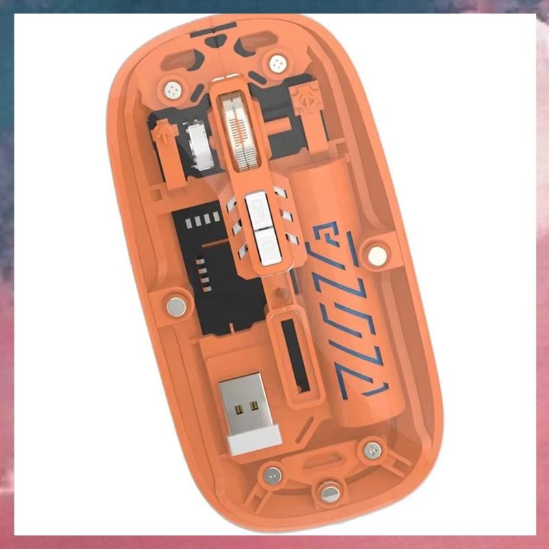 (F B S V)Transparent Wireless Mouse Dual Mode 2.4G Bluetooth ...