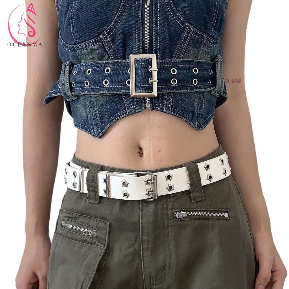 OCEANMAP Korean Waist Belts Double Breasted Korean Adjustable For Man ...