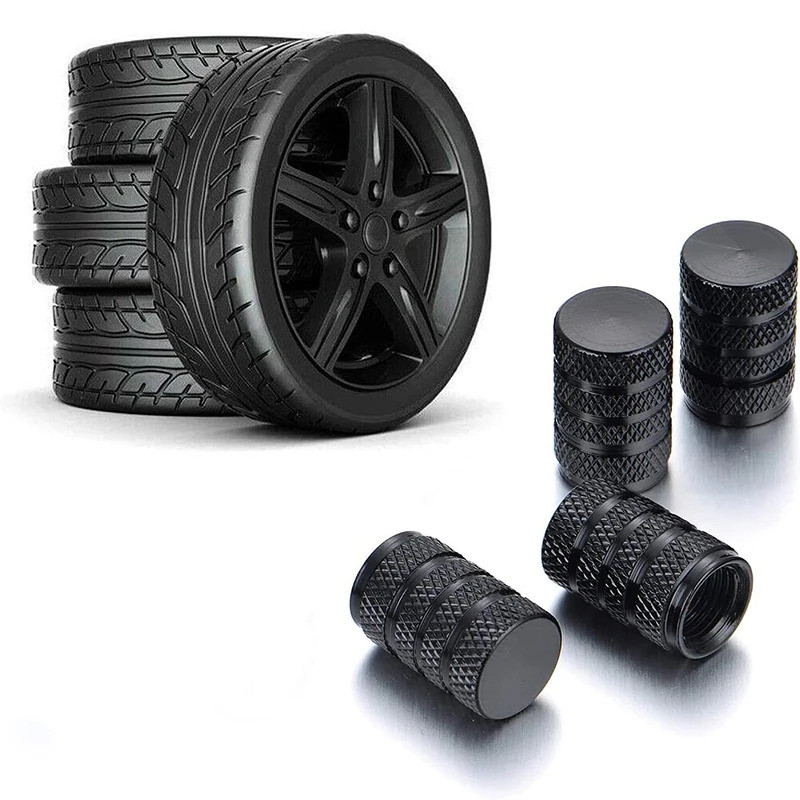 4pcs Universal Car Wheel Tire Valve Stem Caps Dust Covers Aluminum Tire ...