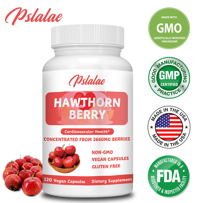 Pslalae Hawthorn Berry Capsules – Digestive and Heart Health Supplement ...