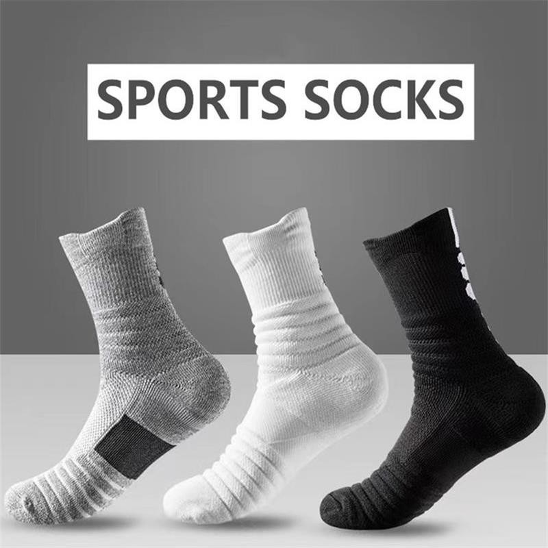 1Pair/3Pair Men's Socks Compression Stockings Breathable Basketball ...