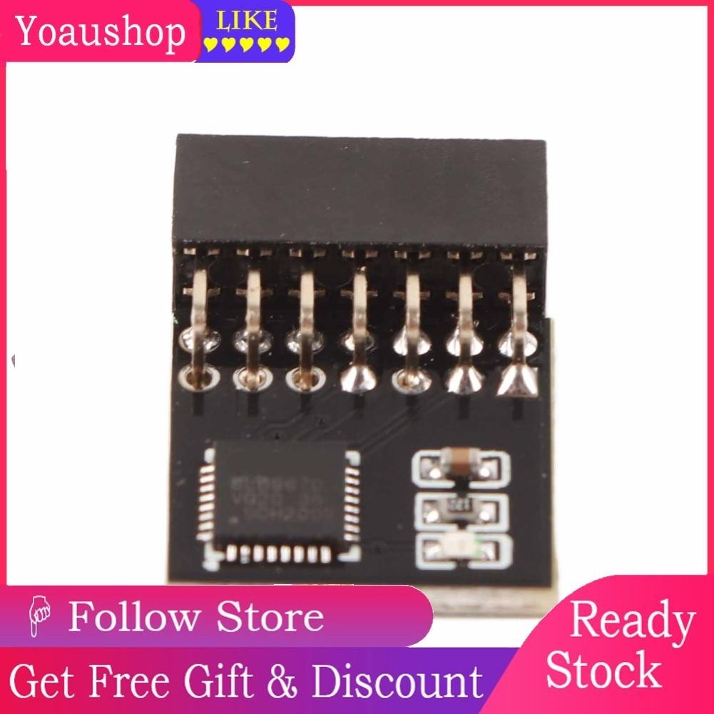 Yoaushop SPI TPM Module 14 Pin 2.0 Secure Storage For Computer ...