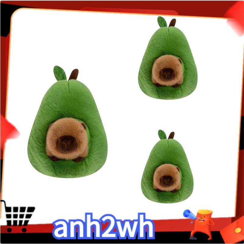 Avocado Capybara Plush Toy Realistic Capybara Stuffed Animal Soft ...