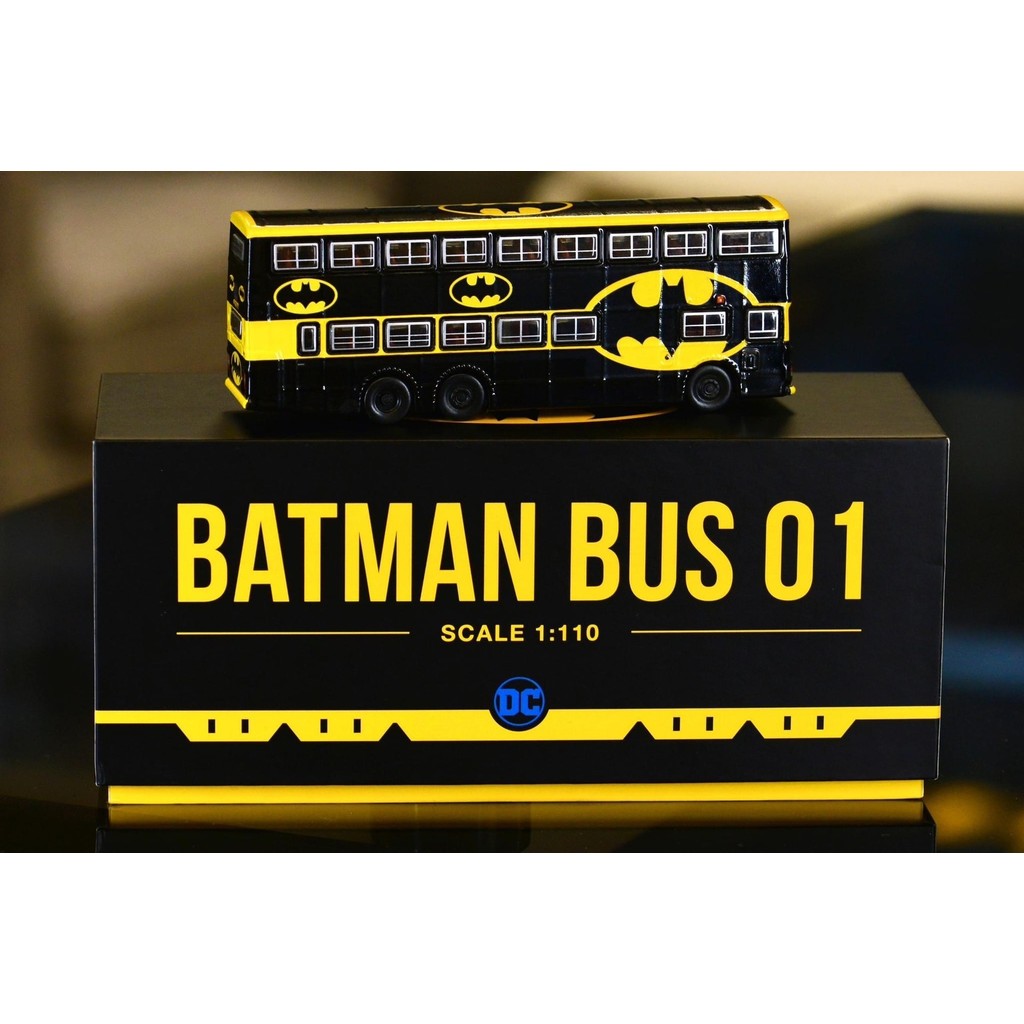 Tiny Micro Shadow Batman Bus KMB Dennis Dragon 12m Alloy Model 1/110 ...