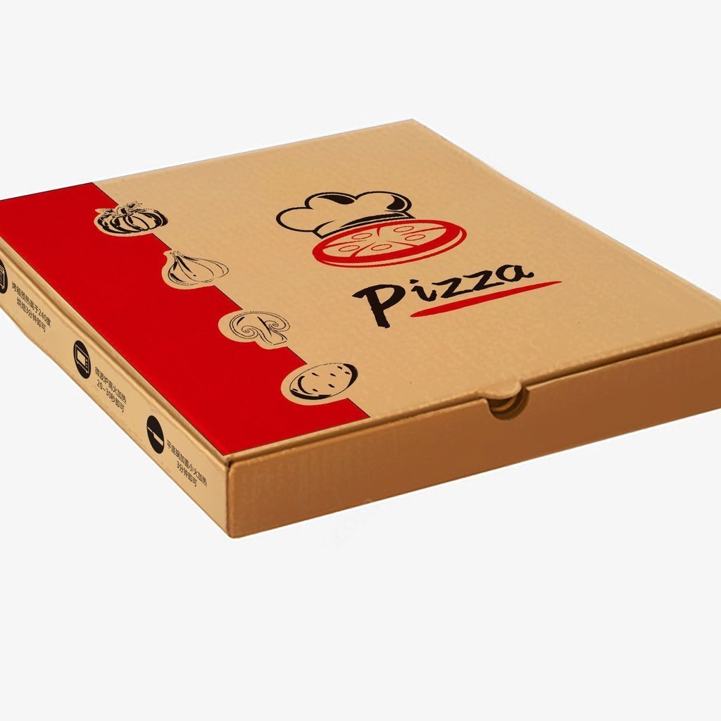 color pizza box Pizza Box 7/9/10/12 Inch Pizza Box Disposable Takeaway ...