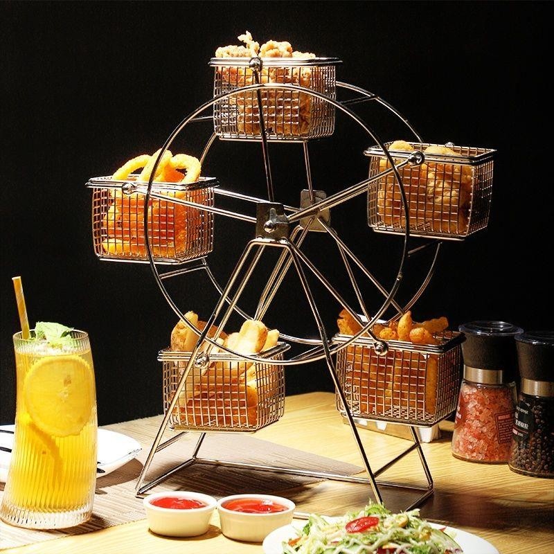Merchant Special Plate Selection Ferris Wheel Rotating Snack Rack ...