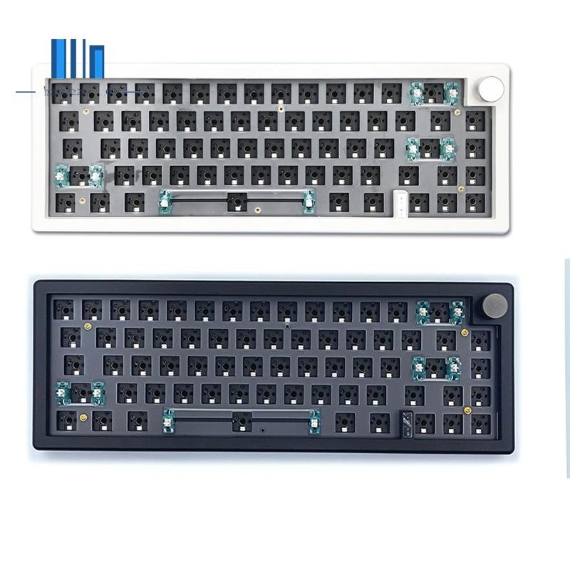 GMK67 Hot Swappable RGB Backlight Mechanical Keyboard Kit Bluetooth 2 ...