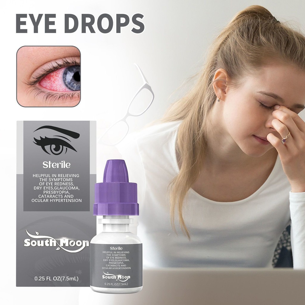 South Moon Eye Drops Eye Care Repair Eye Tired Dry Eye Red Eye Blossom ...