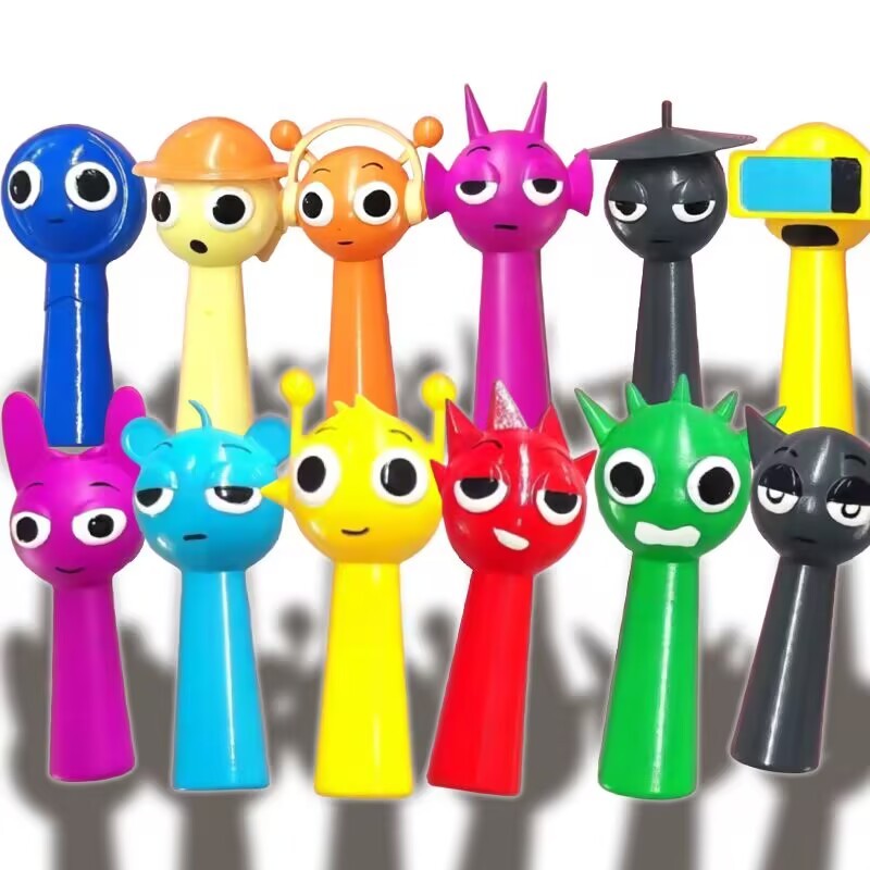 12pcs Sprunki Figures Incredibox Pvc Model Toys Sprunki Figures Oren ...