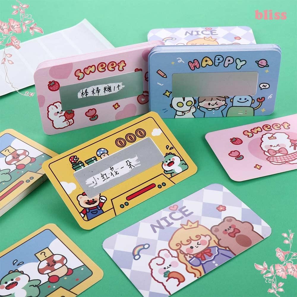 BLISS Reward Scratch Cards DIY Behavior Motivation Cartoon School ...