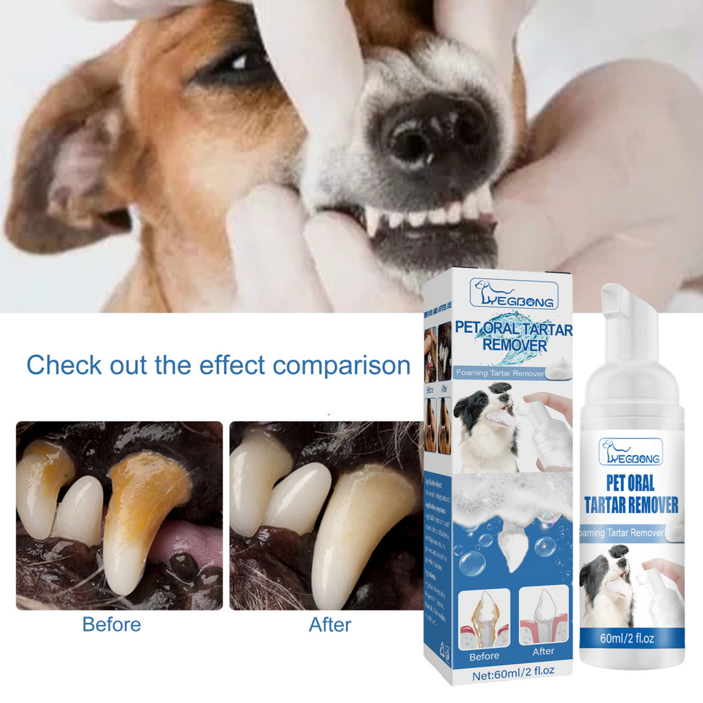 60ML Pet Oral Spray Safe Ingredient Dental Care Non-Irritating Prevent ...