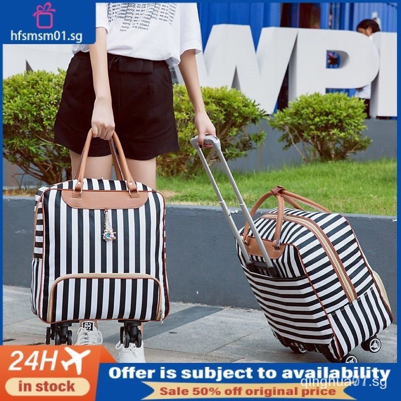Large Universal Wheel Trolley Bag Waterproof Oxford Cloth Labor-Saving ...