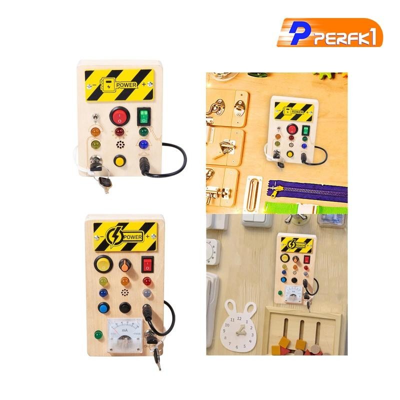[Perfk1] Montessori Busy Board, LED Switchboard, Activities ...